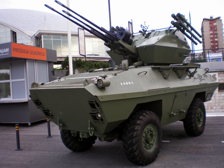 대공미사일을 장착한 세르비아 BOV-3 HS M09 복합식 자주 대공포 시스템 - ………지상 무기/장비 - Daum 밀리터리 매니아