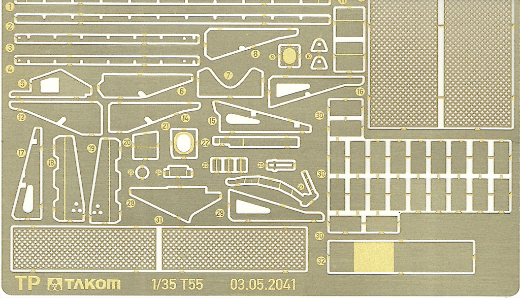T-55 AM Russian Medium Tank # 2041 [1/35h Takom Made in China] PT4 - Ⅱ ...