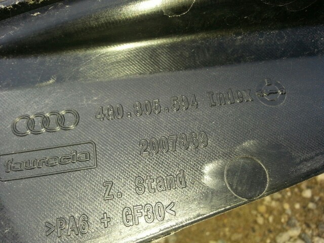 아우디 A6 A7 전판넬 라디에이터 서포트 Audi A6 A7 Radiator Support 4G0 805 594 4G0 805 ...