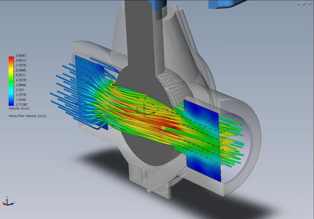 ANSYS CFX VS FloEFD.FloWorks - [유동해석] - SOLIDWORKS Simulation/CAE/PRISM