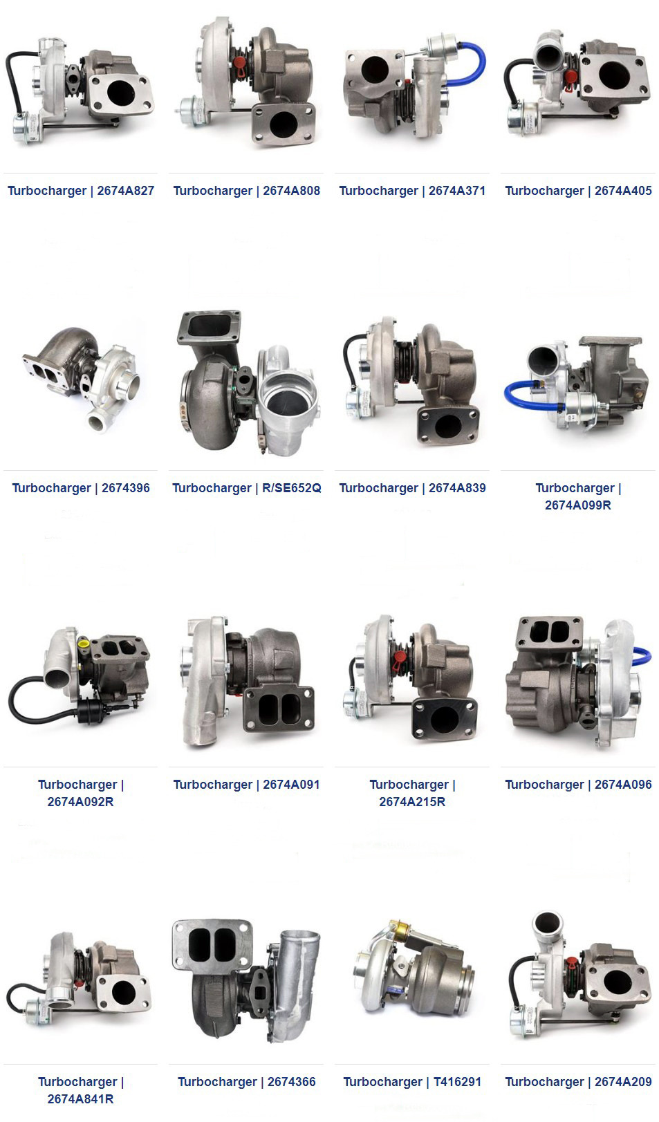 퍼킨스 엔진 터보차저, PerKins engine Turbochargers - 산업장비 엔진 & 부품 직수 - 파르마모터스 ...