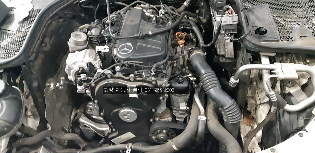 C클래스W205- DPF 크리닝. 흡기 크리닝. 배터리(리튬이온).벨트셋트.밋션 오일 - 수입차 - 정비 사례 - 고양자동차클럽