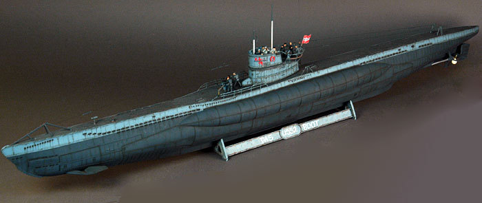 German U-Boat Type VIIC (U552) Wolf Pack Submarine #05015 [1/72 Revell ...