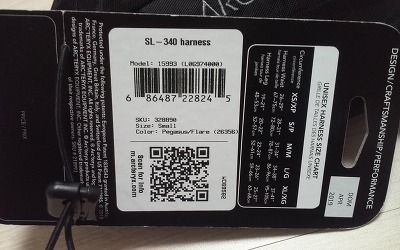 아크테릭스 Arcteryx SL-340 암벽등반 하네스 판매_완료 - 배낭, 장비 직거래장터 - 다나매니아