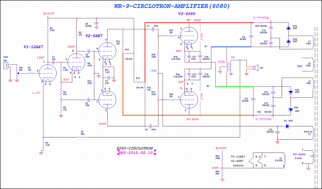6AS7 / 6080 CIRCLOTRON AMPLIFIER 제작기 - CIRCLOTRON REVIVAL - 진공관세상