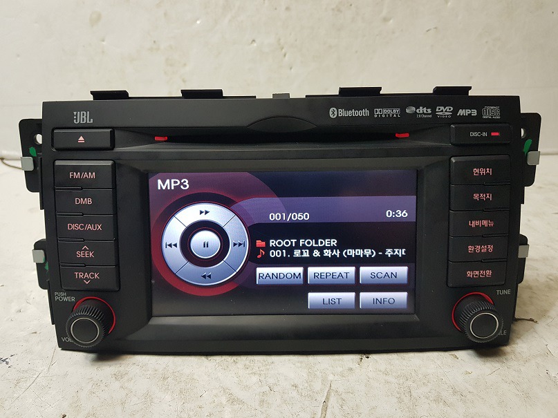 모하비 순정 AVN 오디오 데크 / 96560-2J300WK - 카오디오 앰프 AV 네비 - 자동차 중고부품 SM모터스