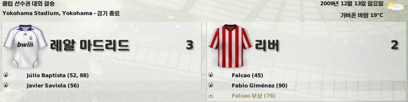 09-10 레알마드리드 리뷰 - FM2008 팀 이야기 - 챔피온쉽 매니저 - 대한민국