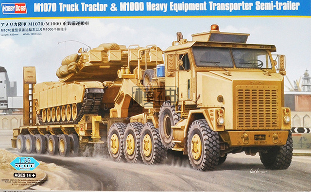 M911 C-HET w/m747 Heavy Equipment Semi-Trailer #85519 [1/35th Hobbyboss ...