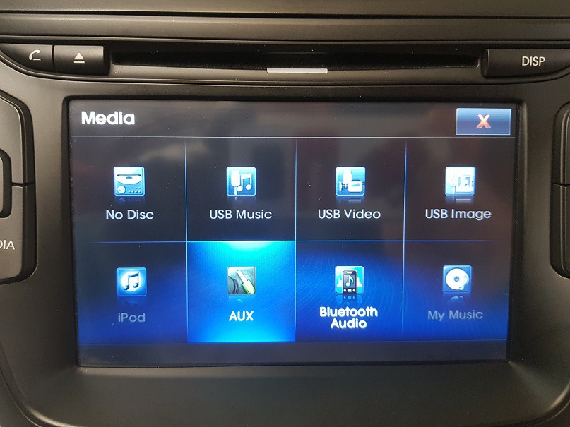 더뉴아반떼MD 13년식 순정 AVN 오디오 / 96560-3X315SA5 - 카오디오 앰프 AV 네비 - 자동차 중고부품 SM모터스