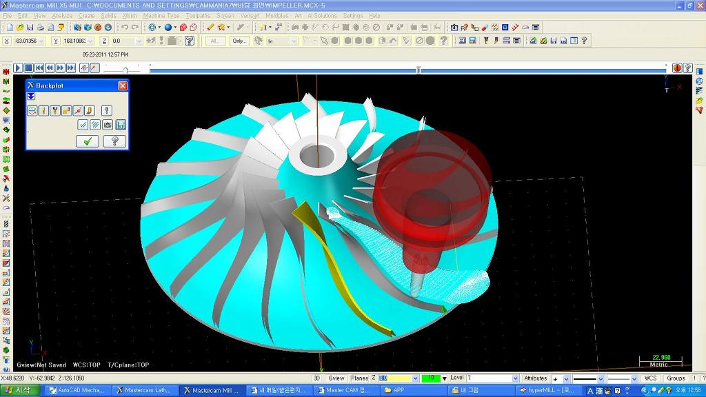 X5 MU1 BLADE EXPERT - Mastercam X 정보공유 - Master CAM 정보공유