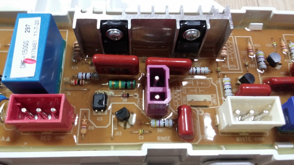 DWF-150N----DWF-150QS--M,PCB,동작실험시,전원CN구형으로,, - 우리들의 이야기 - 중고가전나라