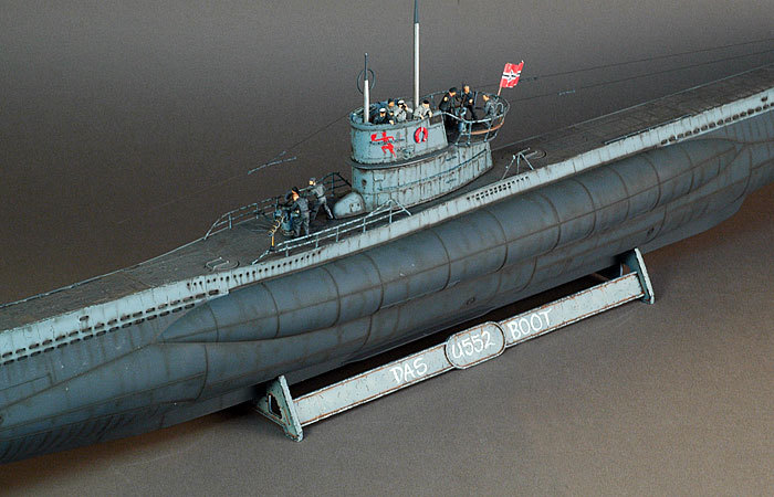 German U-Boat Type VIIC (U552) Wolf Pack Submarine #05015 [1/72 Revell ...