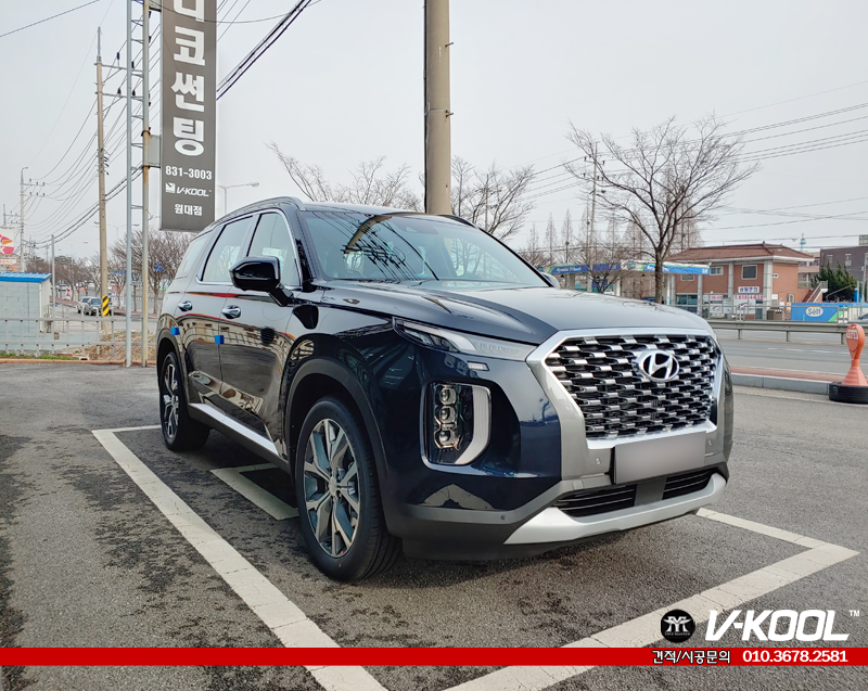 팰리세이드 문라이트클라우드 브이쿨썬팅 K시리즈 시공 뷔르트언더코팅 블랙박스 Qxd3000 신차패키지 시공후기 Tinting 시공사진 열반사필름 브이쿨 익산점 마디