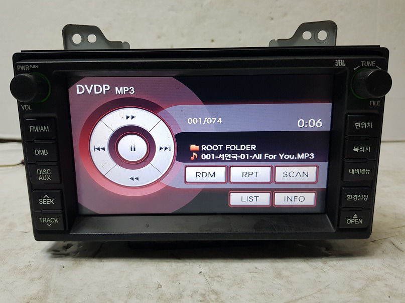 그랜드카니발 뉴카니발 순정 AVN 오디오 / 96560-4D411VA - 카오디오 앰프 AV 네비 - 자동차 중고부품 SM모터스