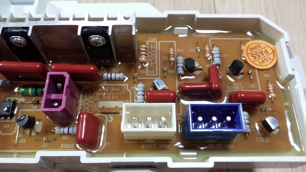 DWF-150N----DWF-150QS--M,PCB,동작실험시,전원CN구형으로,, - 우리들의 이야기 - 중고가전나라