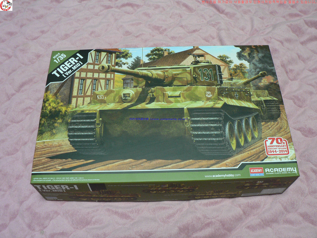 GERMAN TIGER-I ' Ver. MID" #13287 [1/35th ACADEMY MADE IN KOREA] PT1 ...