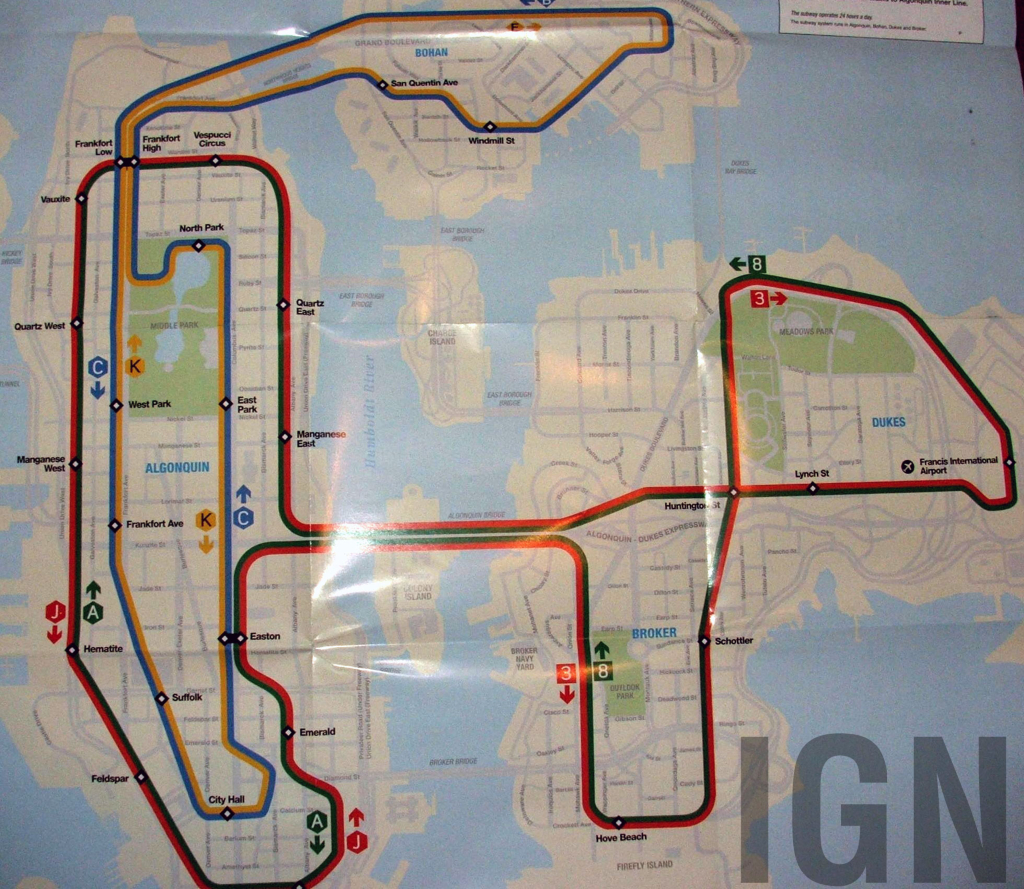 Gta 4 지도 위치 GTA 4 Map & Locations Guide: Liberty City