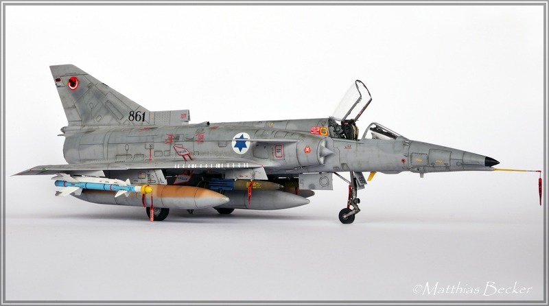 Israeli Air Force Kfir C2/C7 #48046 [1/48th KINETIC MADE IN CHINA] PT4 ...
