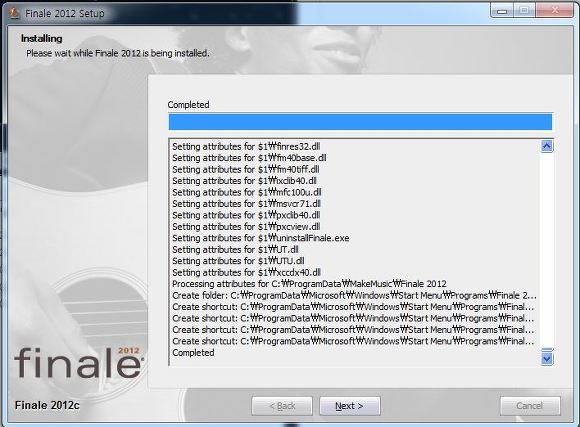 Finale 2012 [다운로드] [설치방법] [정품인증] - ┗┃PPT 유틸자료┃┛ - Schola Cantorum