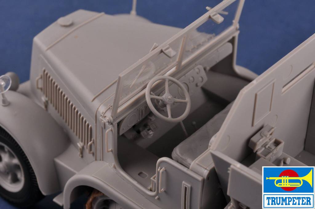 Sd.Kfz.8 (DB9)Half-Track Artillery Tractor # 09538 [1/35th Trumpeter ...