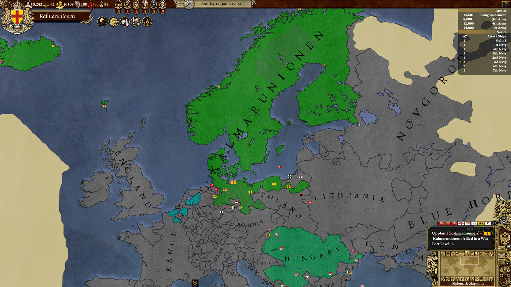 [MEIOU] 칼마르 유니언 - Europa Universalis - Europa Universalis