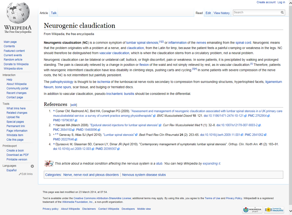 요추 척추관협착증(Spinal Stenosis)과 신경인성 파행 - lumbar-pelvis-hip - 치료적 맞춤운동 ...