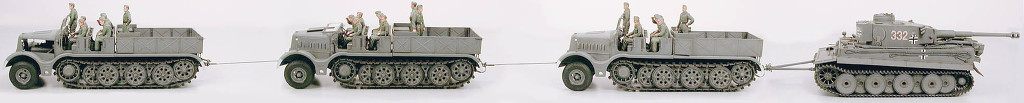 German 18 Ton Heavy Half-Track Famo and Tank Transporter Sd.Ah.116 ...