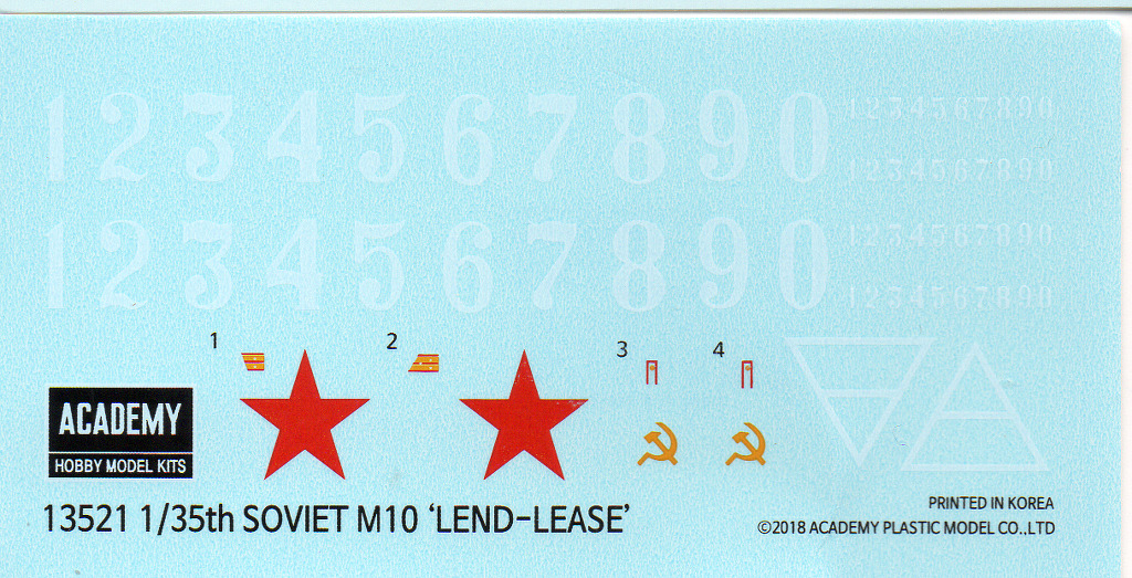 USSR M10 Lend lease #13521 [1/35th ACADEMY MADE IN KOREA] - Ⅱ AFV ...