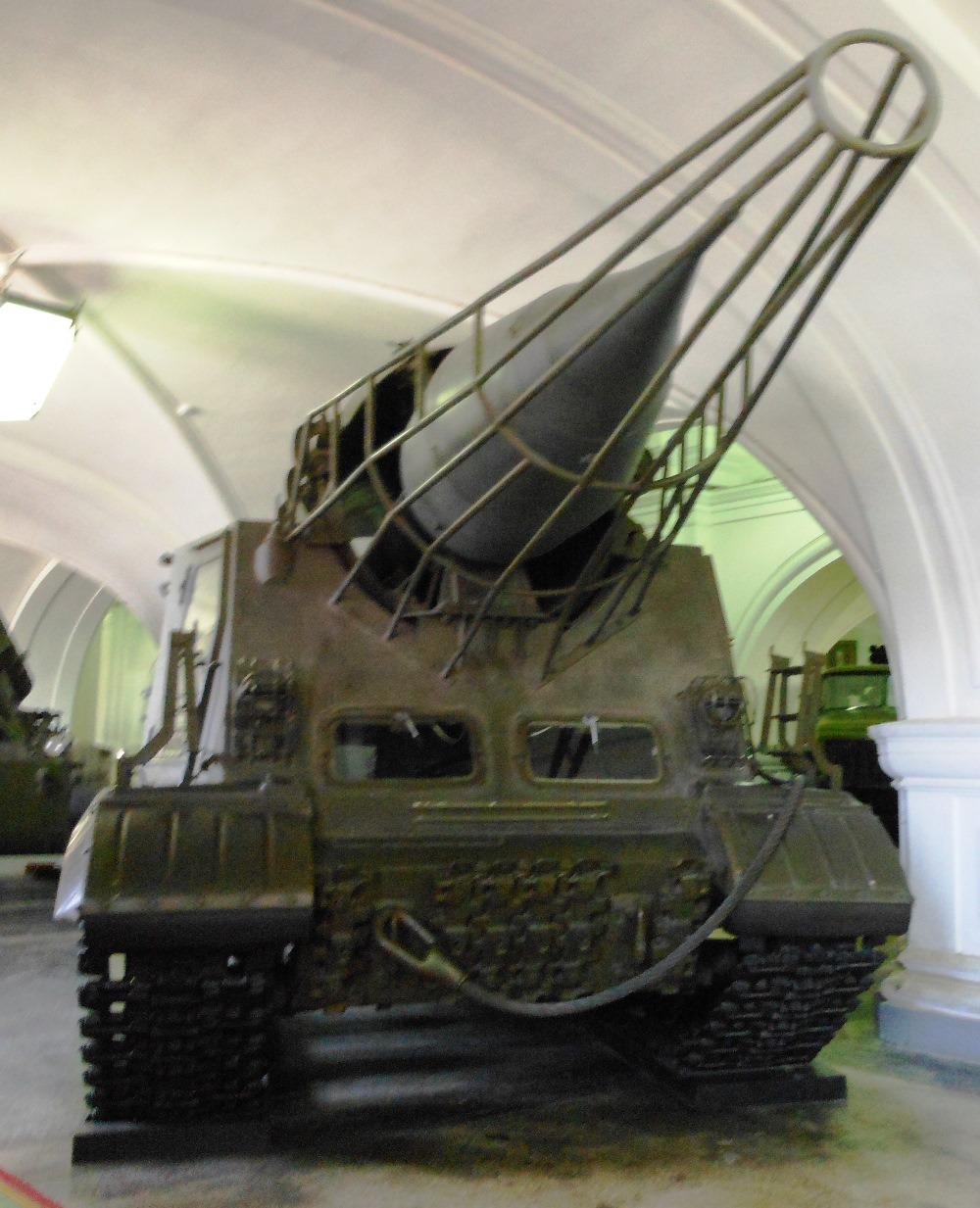 Russian 9P113 TEL w/9M21 Rocket of 9K52 Luna-M Short-range artillery ...