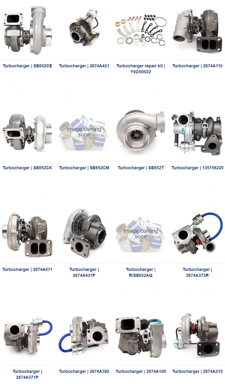 퍼킨스 엔진 터보차저, PerKins engine Turbochargers - 산업장비 엔진 & 부품 직수 - 파르마모터스 ...