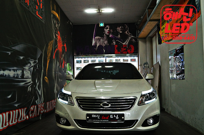 뉴SM5 플레티넘 데이라이트2WAY,면발광 아이라인2WAY,LED리플렉터(해신LED,SM5노바,SM5 데이라이트,SM5 헤드라이트,SM5 개조,SM5 튜닝,SM5 라이트튜닝 ...