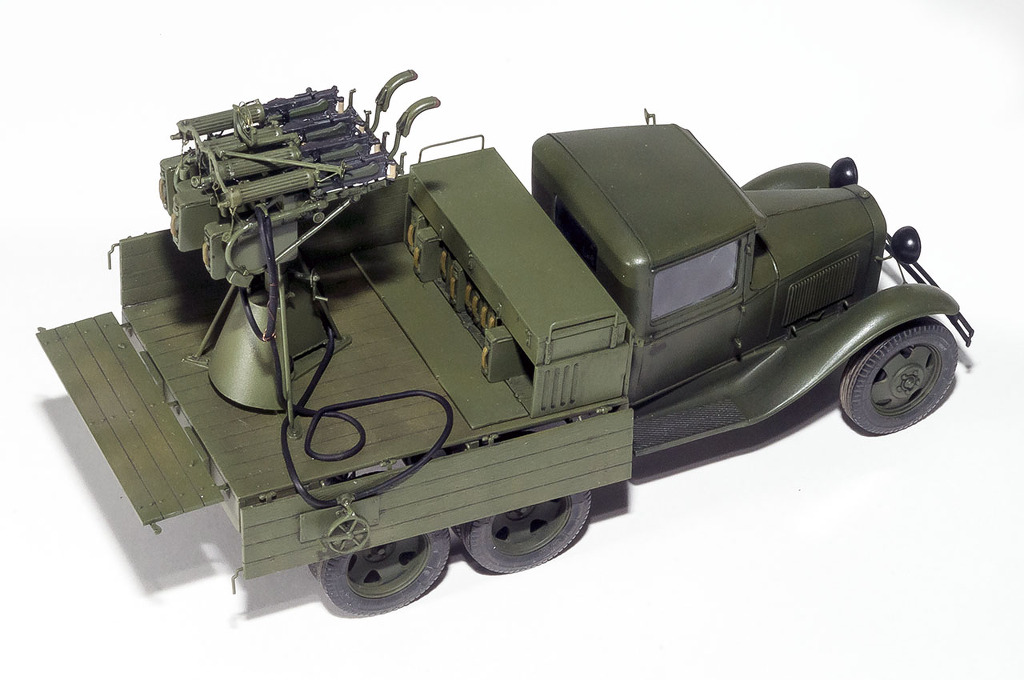 GAZ-AAA w/QUAD M4 MAXIM #35177 [1/35 MINIART MADE IN Ukraine] - Ⅱ AFV ...