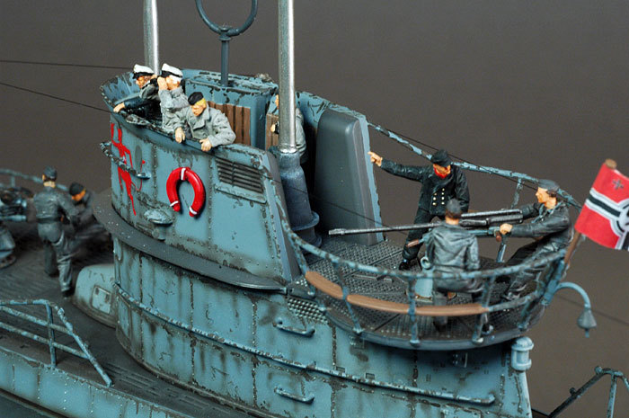 German U-Boat Type VIIC (U552) Wolf Pack Submarine #05015 [1/72 Revell ...