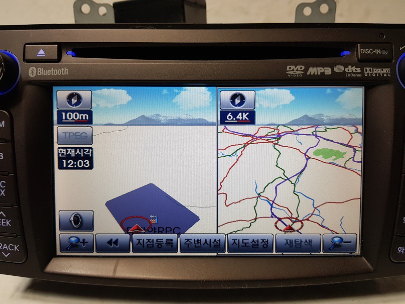 NF소나타 트랜스폼 순정 AVN 블루투스 네비게이션 오디오 / 96560-3K100 - 카오디오 앰프 AV 네비 - 자동차 중고부품 SM모터스