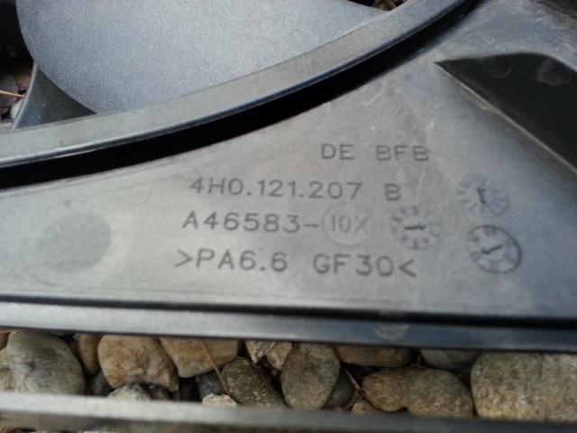 아우디 A6 C7 라디에이터 휀 어샘블리 Audi A6 C7 2011-2014 Automatic Engine Cooling ...