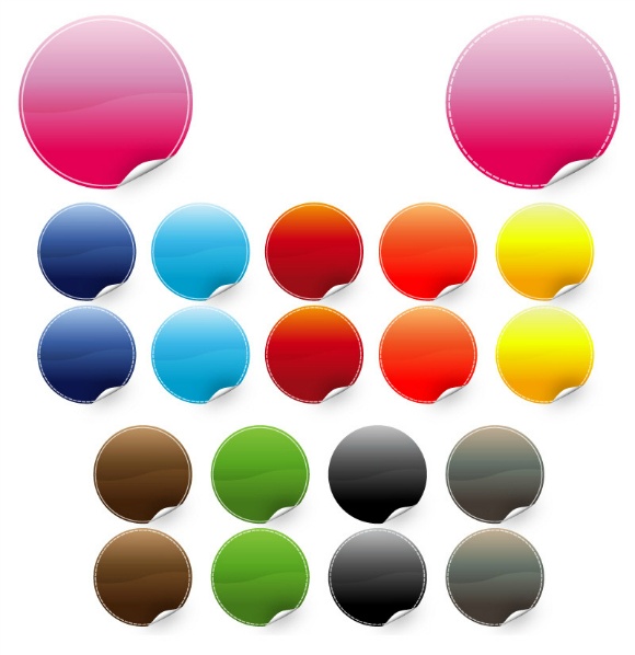 동그라미 아이콘 모음 / 활용가능한 동그라미 - 이미지도안자료 - 포토샵레슨