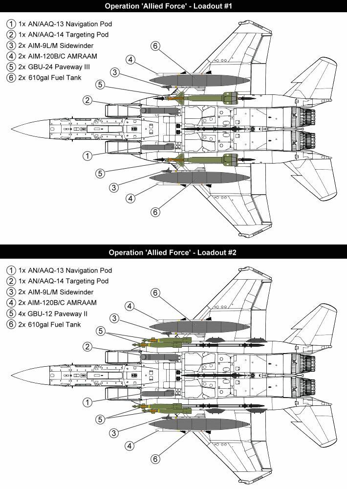 미공군의 종심타격기 F-15E STRIKE EAGLE 설정자료 - Ⅱ 정보 & 자료실 - 미라지의 콤프방