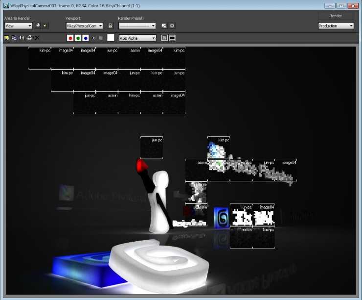 Distributed rendering _ 분산 렌더링 - 3D V-ray - 아트엔젤-3DS MAX 유저들의 공간