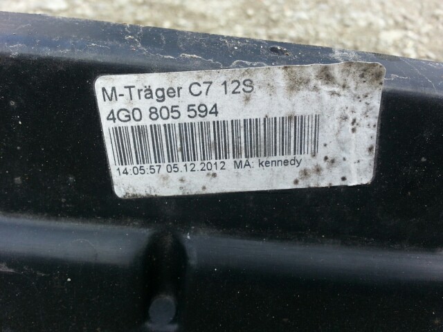 아우디 A6 A7 전판넬 라디에이터 서포트 Audi A6 A7 Radiator Support 4G0 805 594 4G0 805 ...