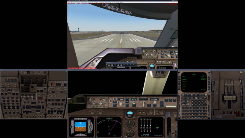 [FS2004] PMDG 747-400 panel 수정 - [강좌] 6.상용기 및 애드온 - 플라이트 시뮬레이터