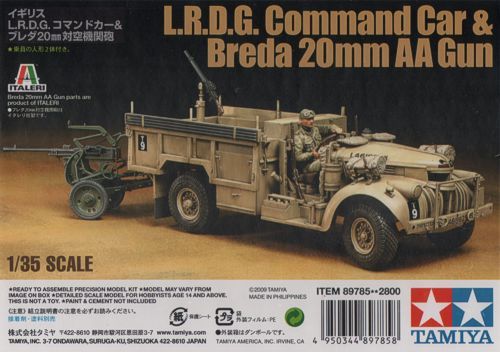 British L.R.D.G. Chevrolet #35092 [1/35 Tamiya Made In Japan] - Ⅱ AFV ...