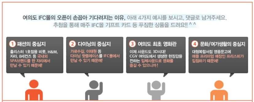 ② 여의도 IFC서울(국제금융센터):IFC몰-의류,음식,영화(CGV),도서(영풍문고) - 영등포, 여의도(汝矣島/너섬) - 여의도침례교회제7교구