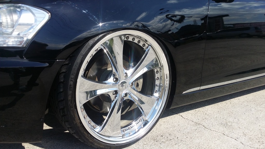 WEDS KRANZE RATZINGER 22인치 슈퍼크롬 체어맨W 장착 - 명품휠 장착사진 - 에이스휠