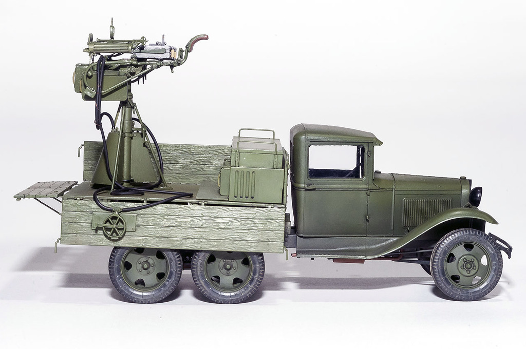 GAZ-AAA w/QUAD M4 MAXIM #35177 [1/35 MINIART MADE IN Ukraine] - Ⅱ AFV ...
