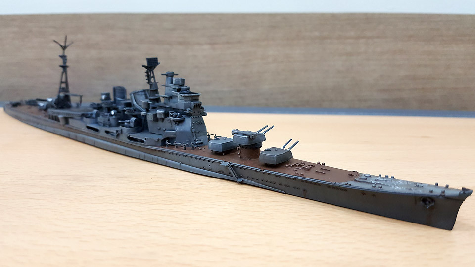 워싱, 드라이브러싱 해줬습니다. 용산 아이파크 문화센터 고갑진님의 Fujimi 후지미 1/700 Heavy Cruiser ...