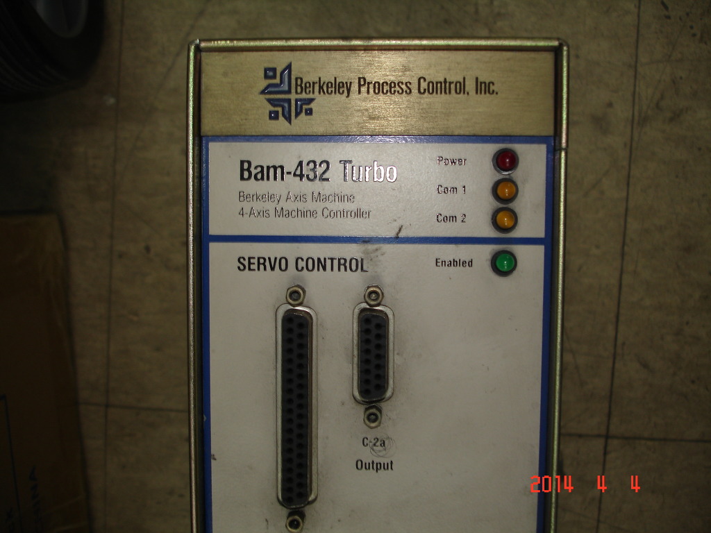 INDRAMAT AC SERVO CONTROLLER TDM 1.2-50-300W1,BAM-432T Turbo BERKELEY ...