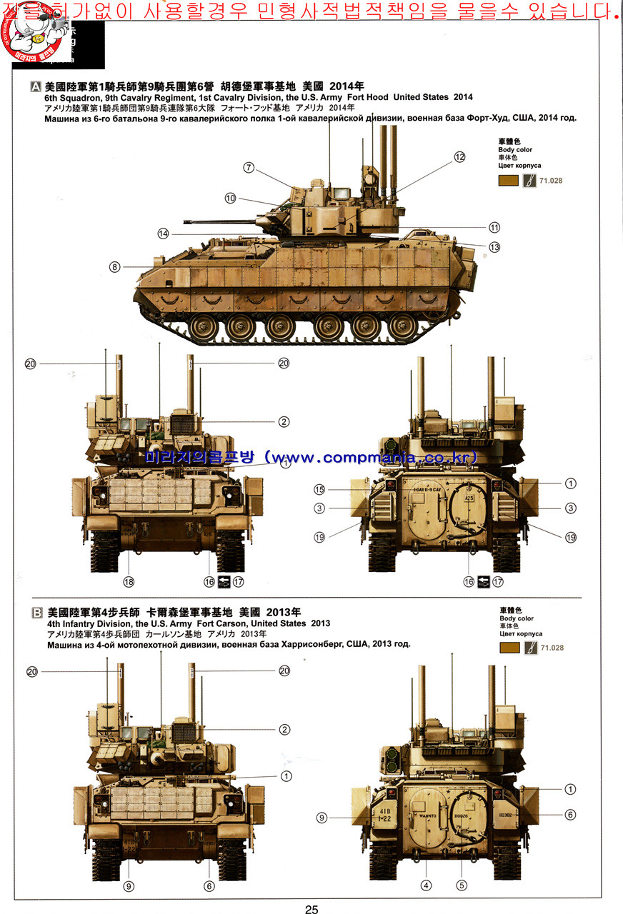 M3A3 /W BUSK III #MSS-006 [1/35th MENG MODEL MADE IN CHINA] - Ⅱ AFV ...