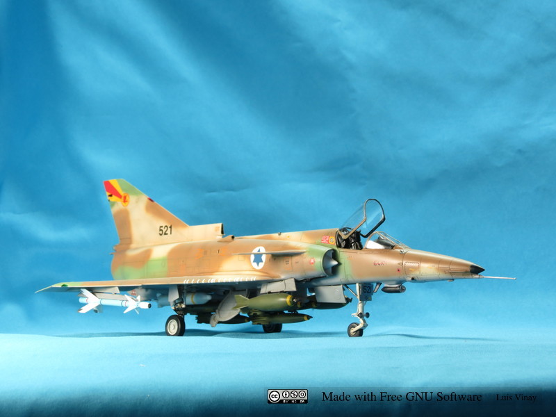 Israeli Air Force Kfir C2/C7 #48046 [1/48th KINETIC MADE IN CHINA] PT4 ...