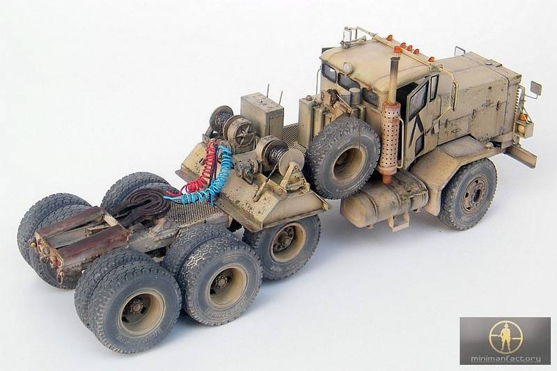 M911 C-HET w/m747 Heavy Equipment Semi-Trailer #85519 [1/35th Hobbyboss ...