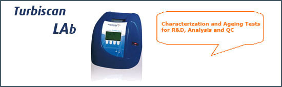 분산안정성 - Turbiscan [ LAb ] - TURBISCAN - 린온테크